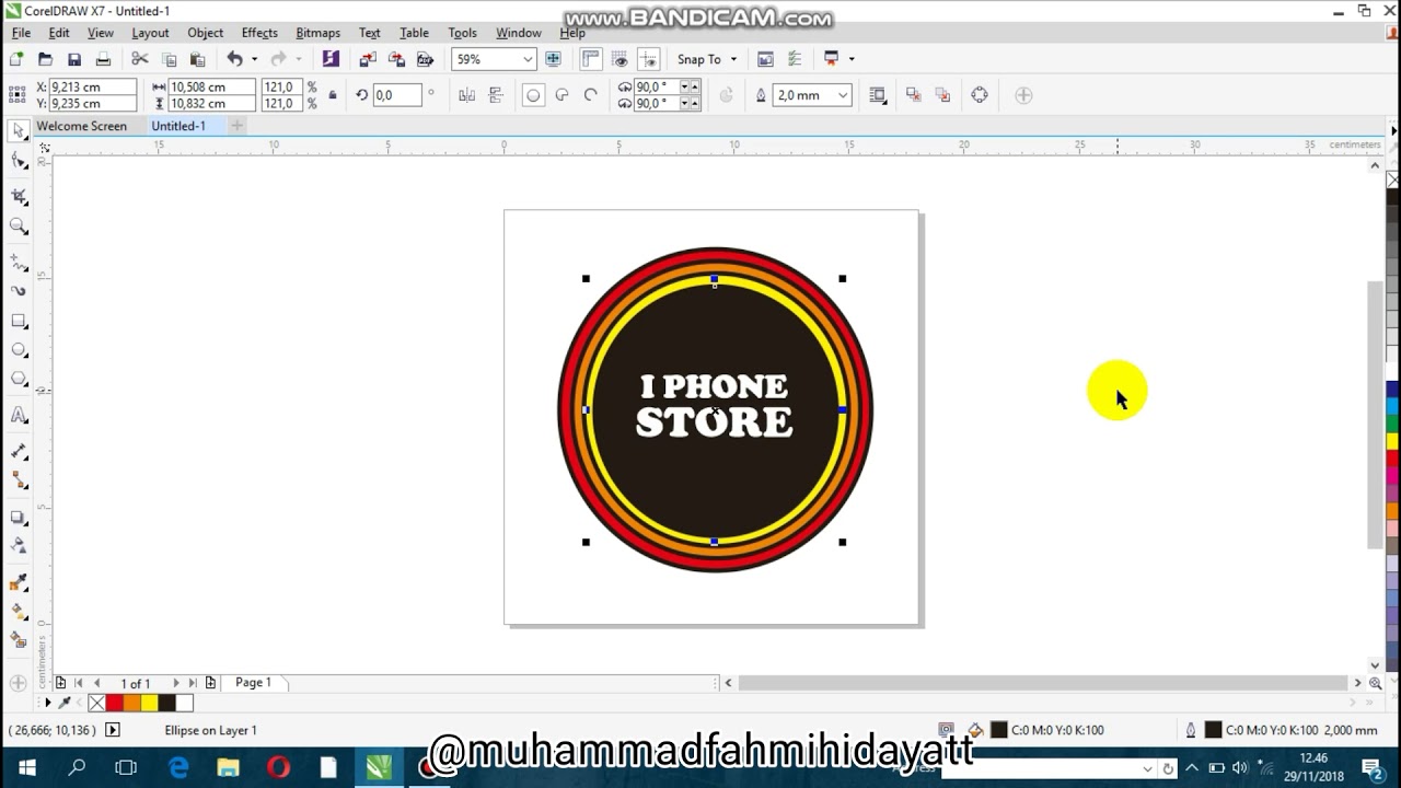 Tutorial membuat logo yang sederhana. Tugas desain grafis – Blog Okuta