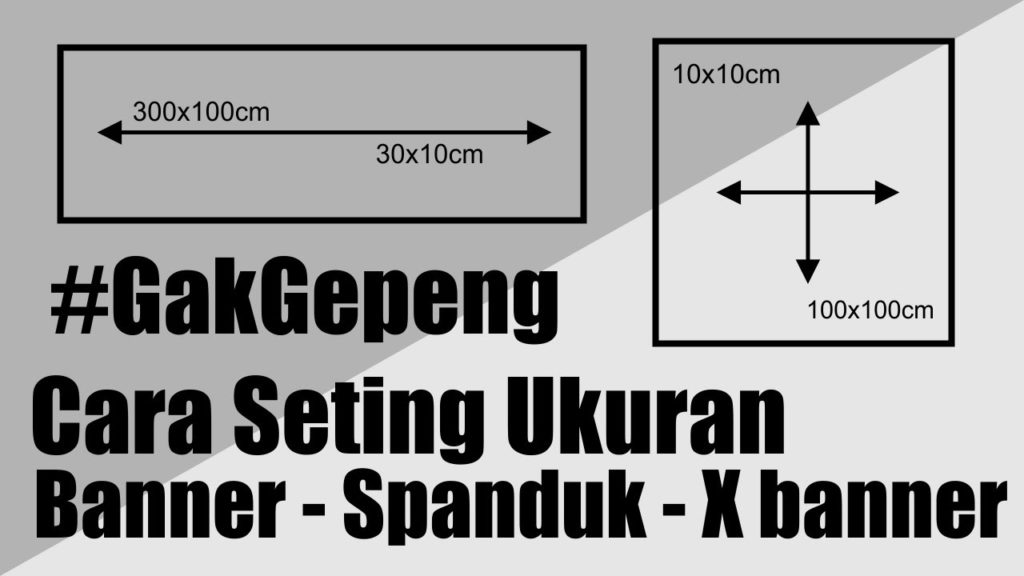 Cara Seting Ukuran Spanduk – Banner – Belajar Desain Grafis Untuk ...