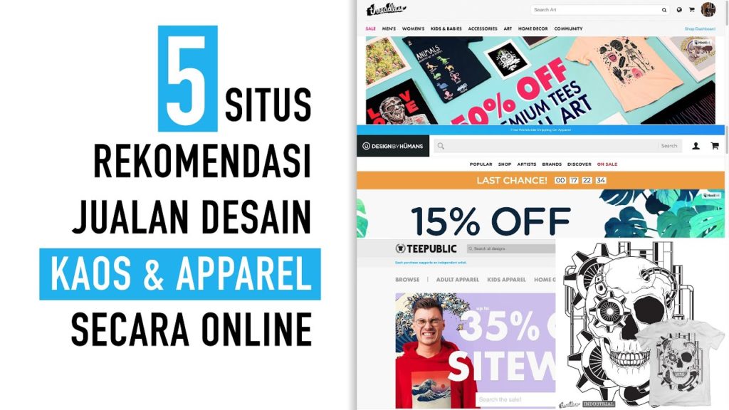 Ini dia 5 Rekomendasi Website Jualan Desain Kaos Online – Blog Okuta