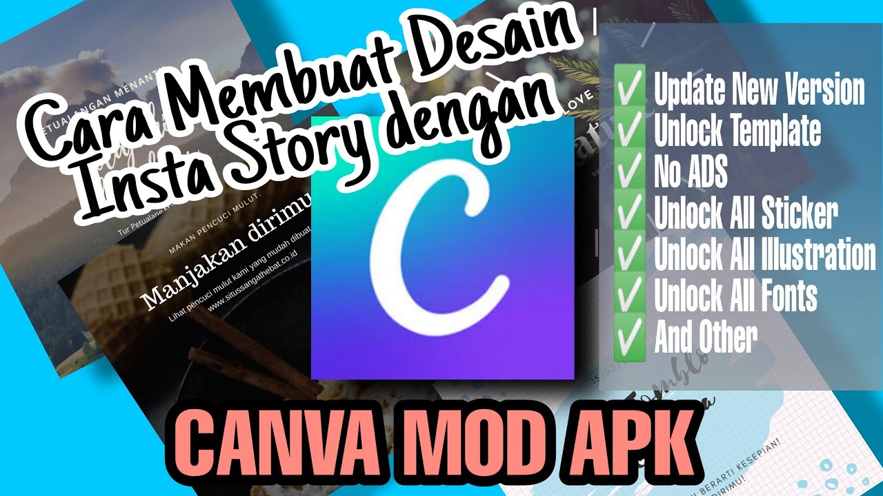 Canva Pro Mod Apk | Cara Membuat Design Insta Story/desain Grafis ...