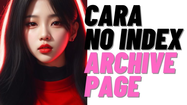 Cara No Index Archive Page WordPress – Blog Okuta