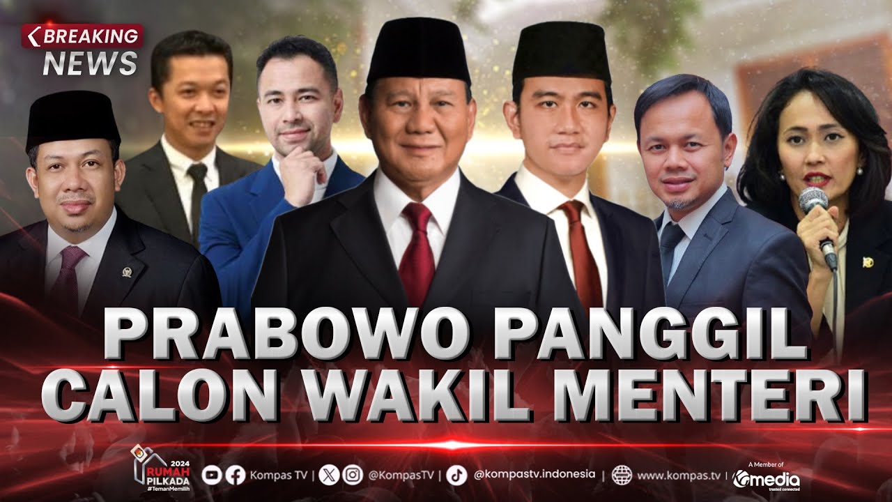 BREAKING NEWS – Presiden Terpilih Prabowo Subianto Panggil Calon Wakil ...